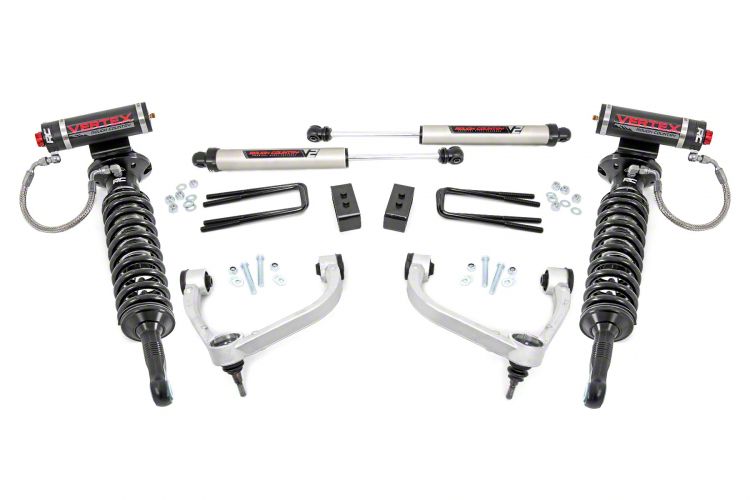 Rough Country F-150 3-Inch Bolt-On Suspension Lift Kit with Adjustable ...