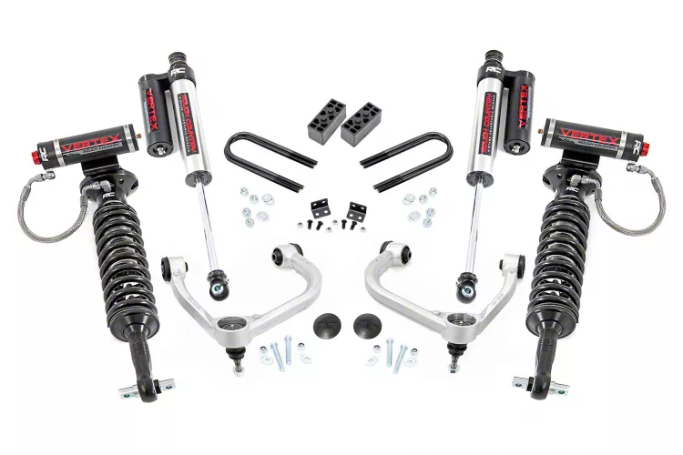 Rough Country Offroad F-150 3-Inch Suspension Lift Kit with Front ...