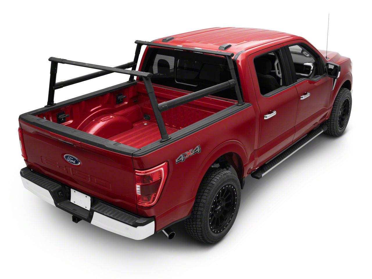 Rough Country F-150 Bed Rack; Matte Black 10406 (15-25 F-150 w/ 5-1/2 ...
