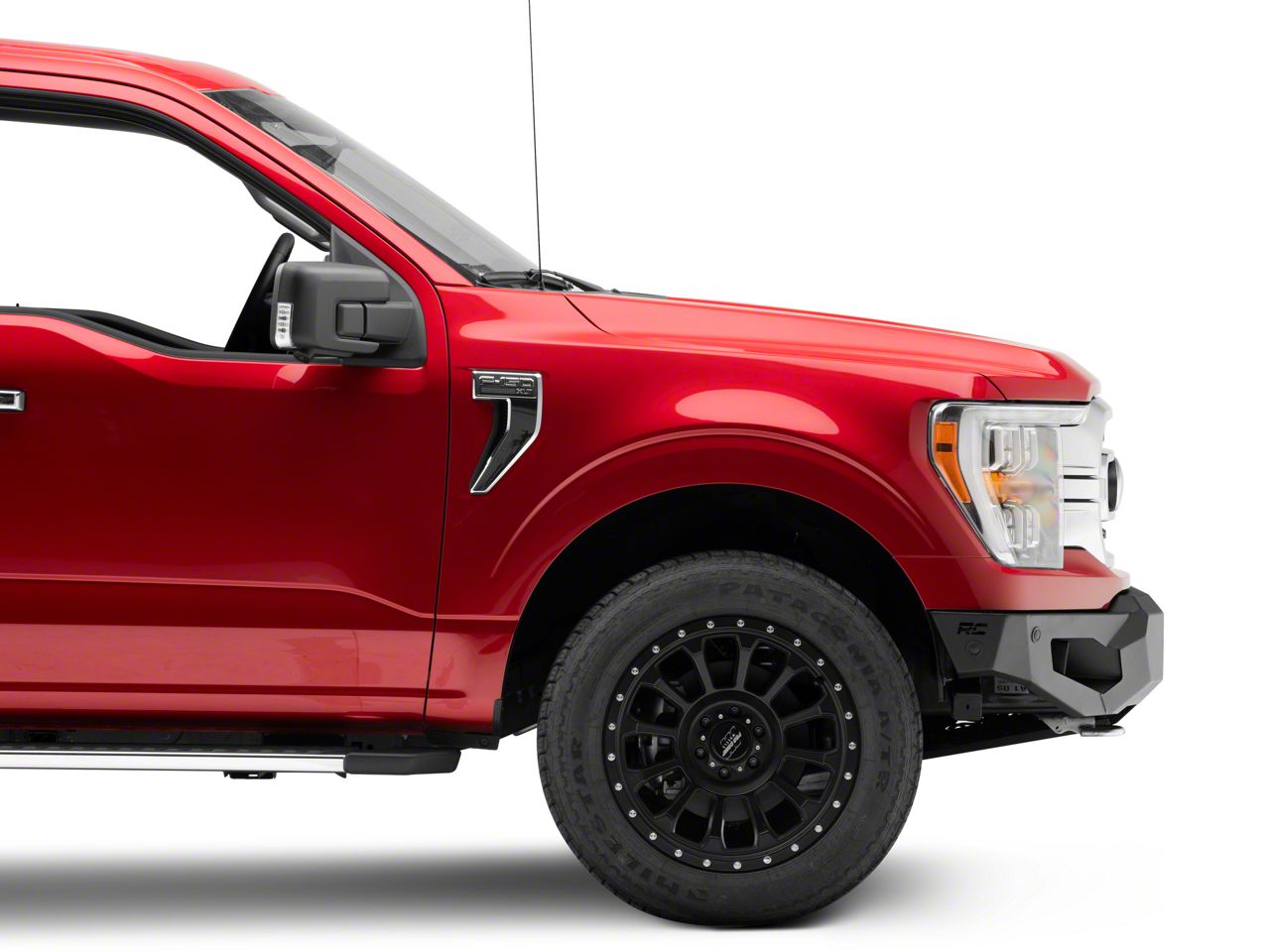 Rough Country F-150 High Clearance Front Bumper with LED Lights and ...