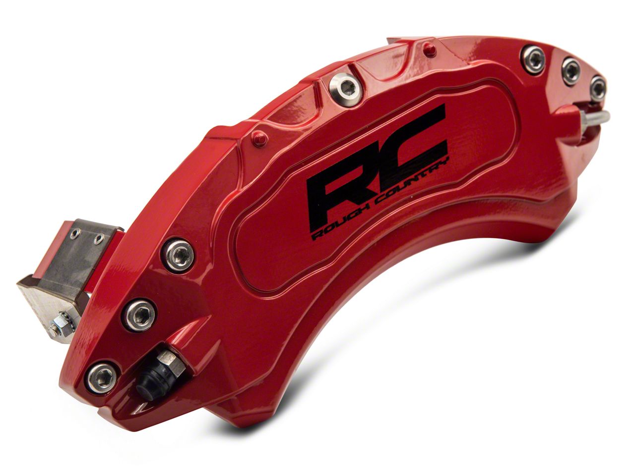 Rough Country F-150 Red Brake Caliper Covers; Front and Rear 71122A (15 ...