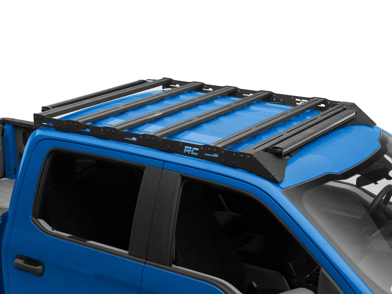 Rough Country F-150 Roof Rack System with Front and Rear Facing LED ...