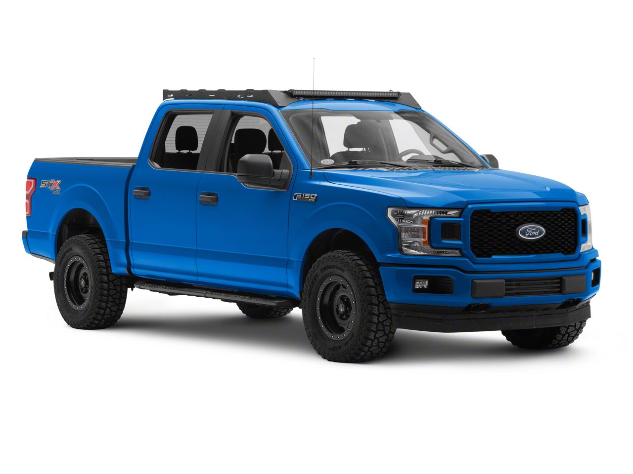 Rough Country F-150 Roof Rack System with Front and Rear Facing LED ...