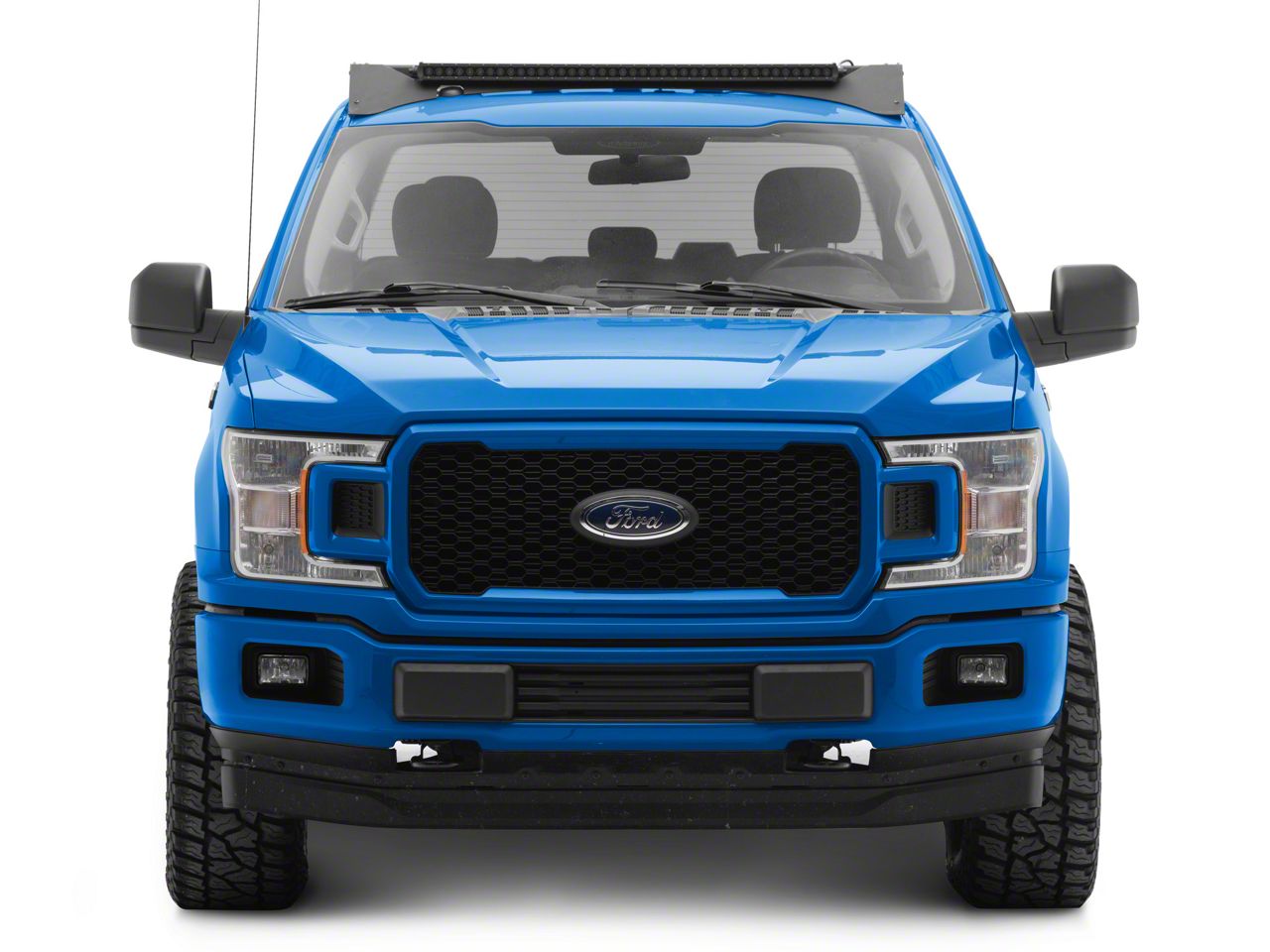 Rough Country F-150 Roof Rack System with Front and Rear Facing LED ...