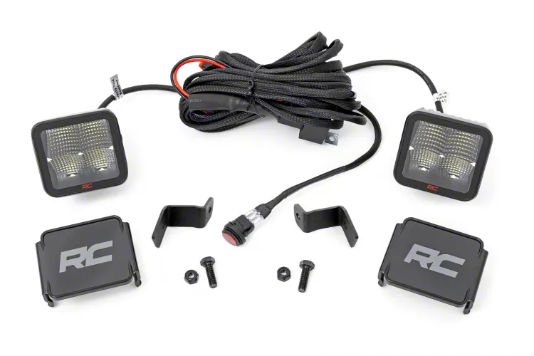 Rough Country F-150 Spectrum Series LED Ditch Light Kit; Spot Beam ...
