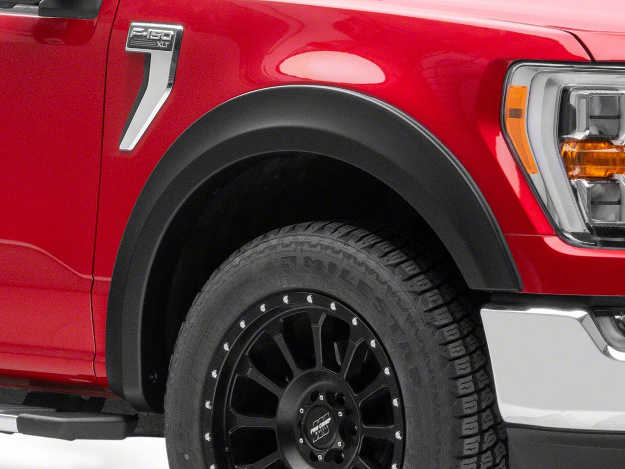 Rough Country F-150 Sport Fender Flares; Flat Black S-F20911 (21-25 F ...