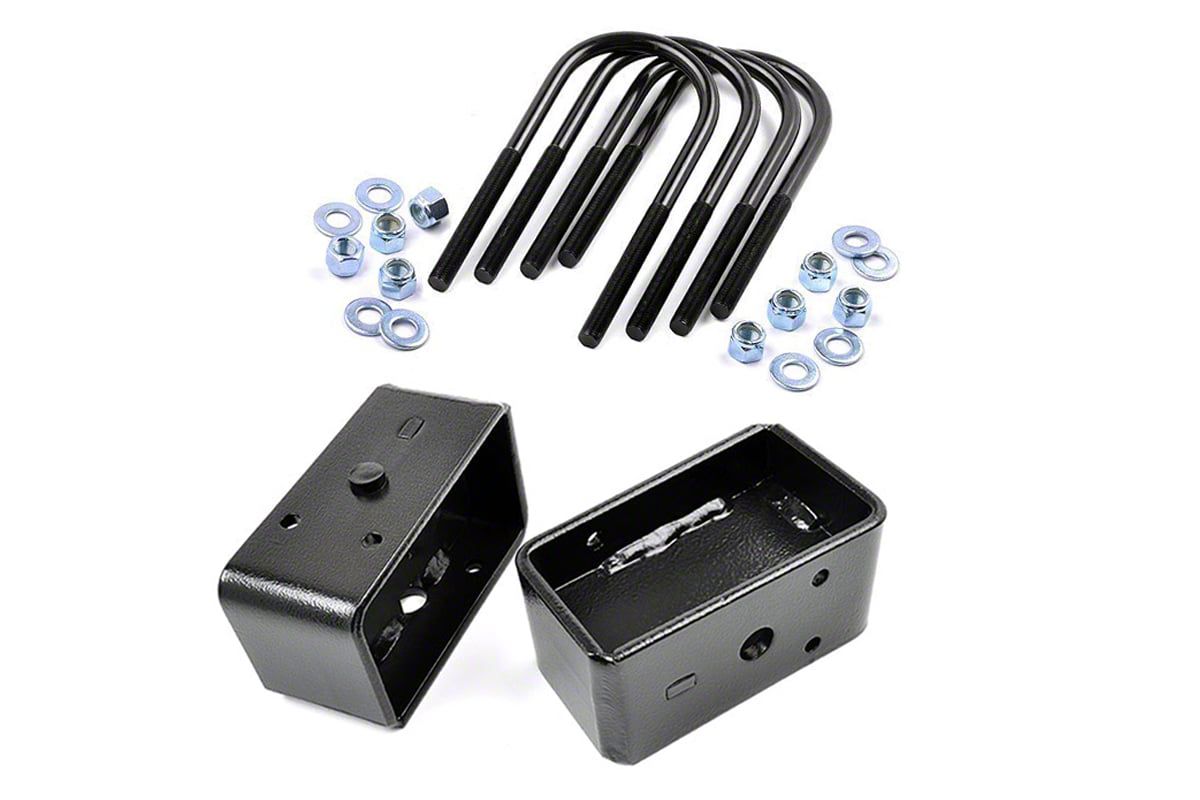 Rough Country Suspension F-250 Super Duty 3-Inch Rear Lift Blocks 6552 ...