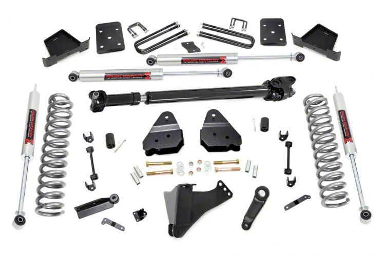 Rough Country F-250 Super Duty 4.50-Inch Suspension Lift Kit with Front ...