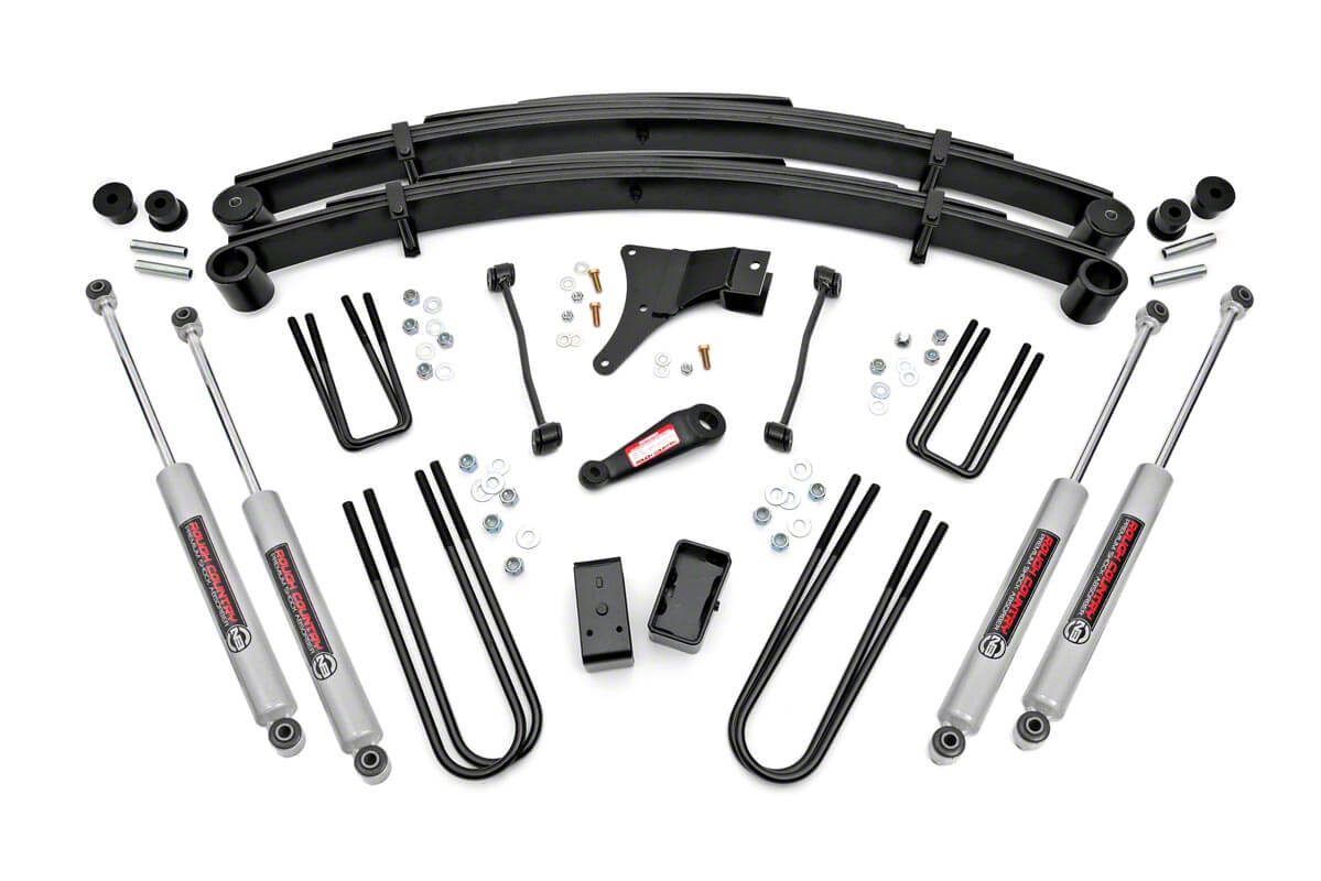 Rough Country F-250 Super Duty 6-Inch Suspension Lift Kit with Rear ...