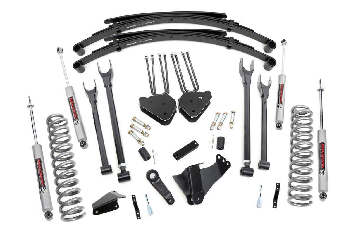Rough Country F-250 Super Duty 8-Inch 4-Link Suspension Lift Kit with ...