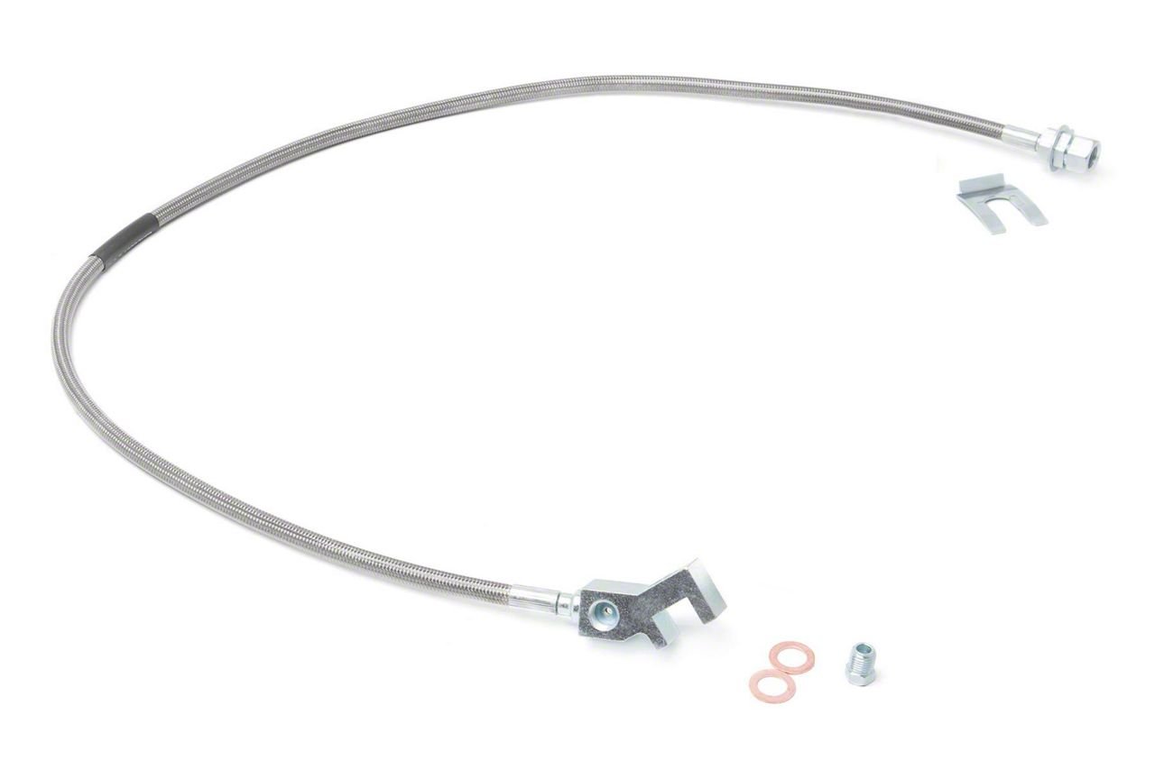 Rough Country F-250 Super Duty Rear Extended Stainless Steel Brake Line ...