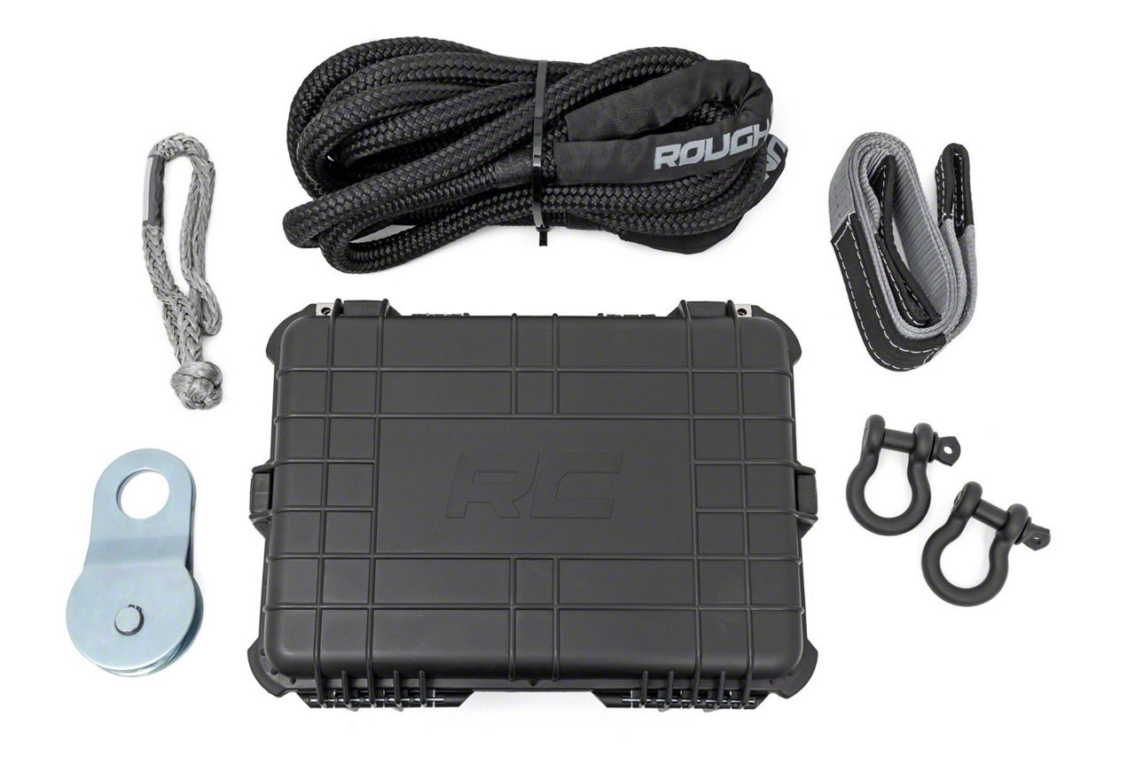 Rough Country F-250 Super Duty Winch Recovery Kit for Steel Cable ...