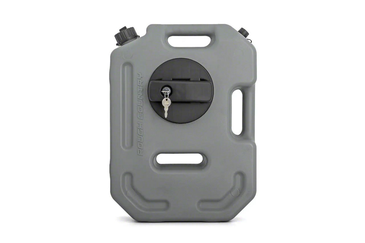 Rough Country F-350 Super Duty 10L Fluid Container with Locker; Gray ...