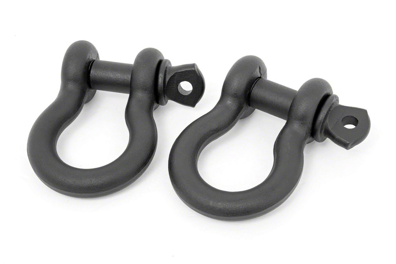 Rough Country F-350 Super Duty 3/4-Inch D-Ring Shackles RS121 - Free ...