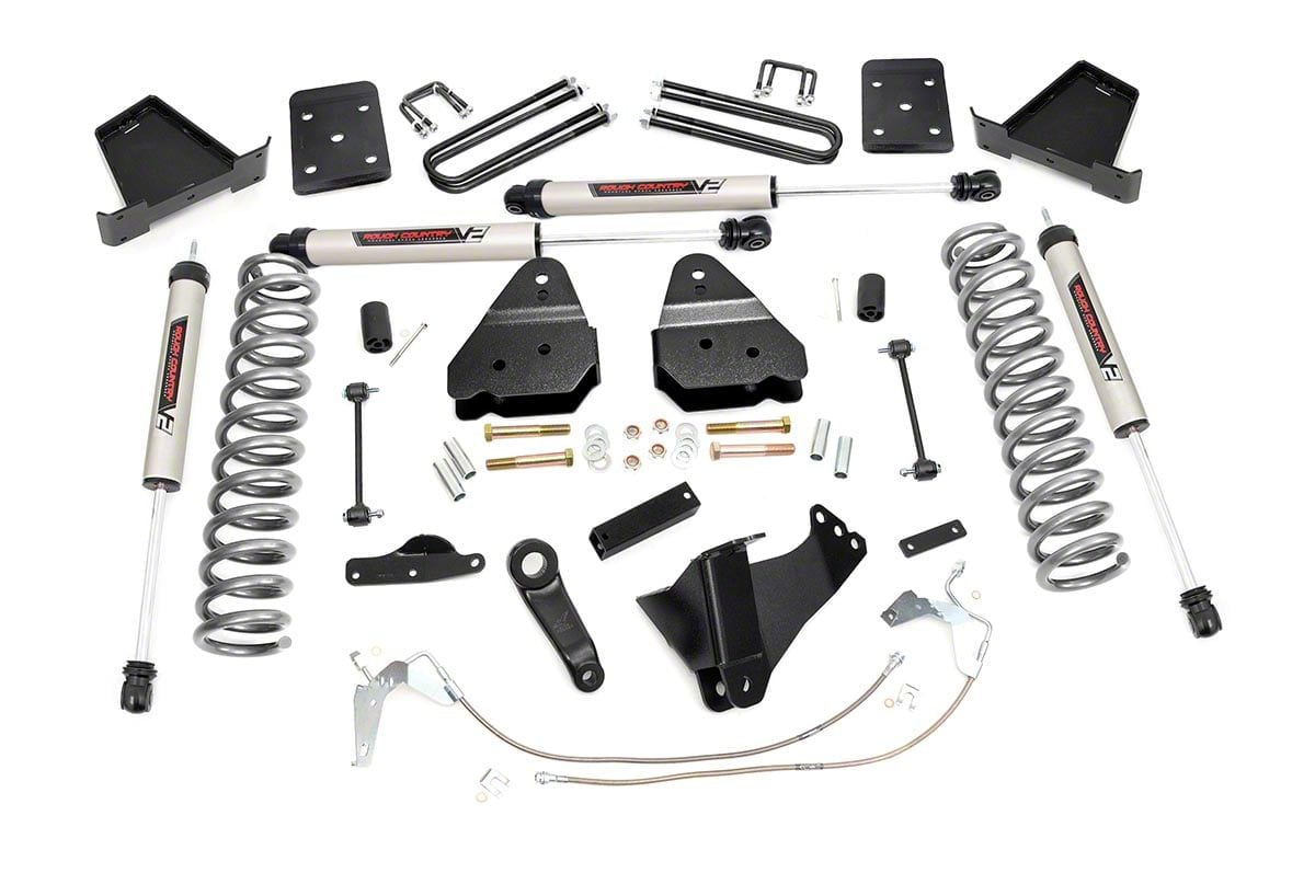 Rough Country F-350 Super Duty 4.50-Inch Suspension Lift Kit with V2 ...