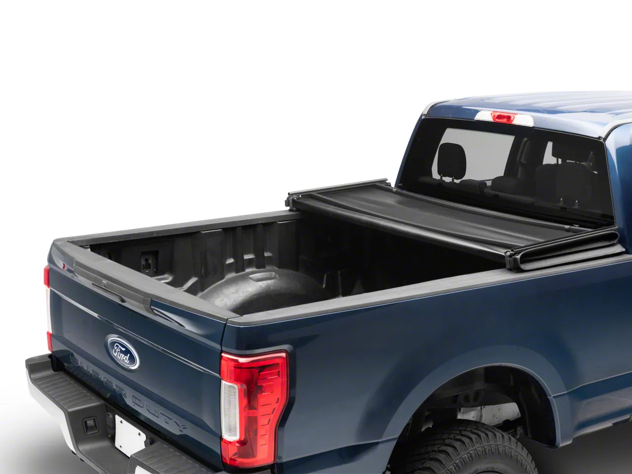 Rough Country F-350 Super Duty Soft Tri-Fold Tonneau Cover 41517650 (17 ...