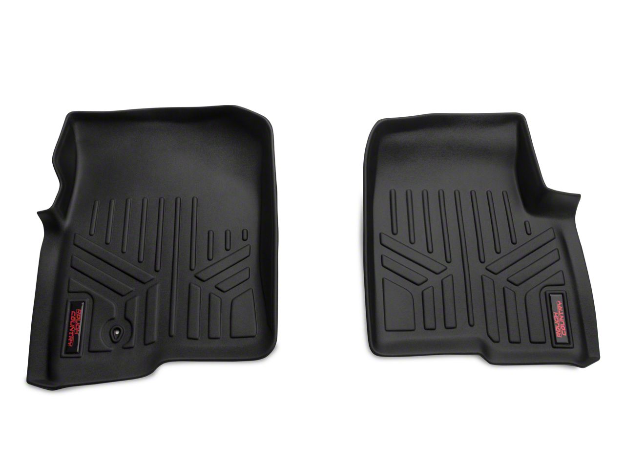 Rough Country Heavy Duty Front Floor Mats Black 04 08 F 150