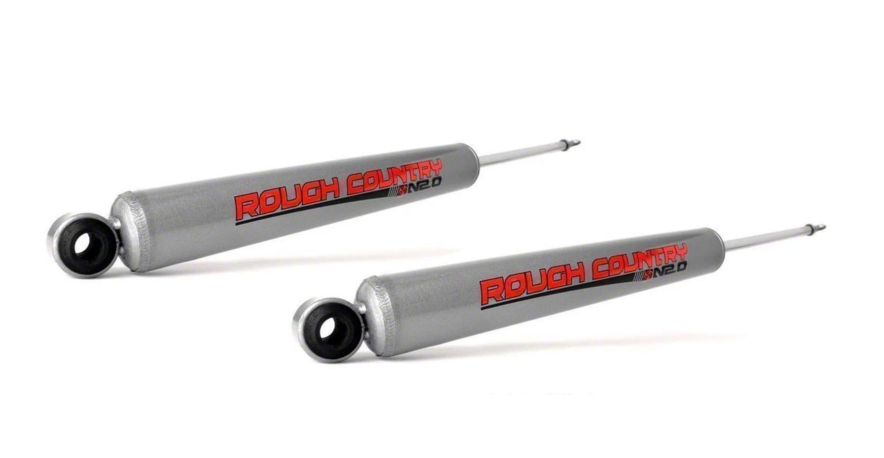 Rough Country Silverado Premium N2.0 Rear Shock for 3-4.75 in. Lift ...