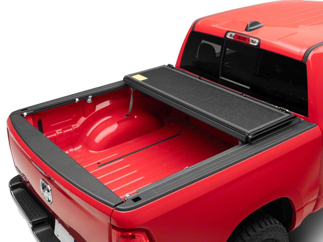 Rough Country RAM 1500 Hard Low Profile Tri-Fold Tonneau Cover ...