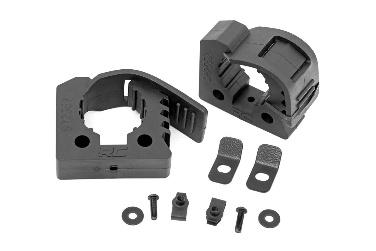 Rough Country RAM 1500 Rubber MOLLE Panel Clamp Kit; 2-Clamps; 1-Inch ...