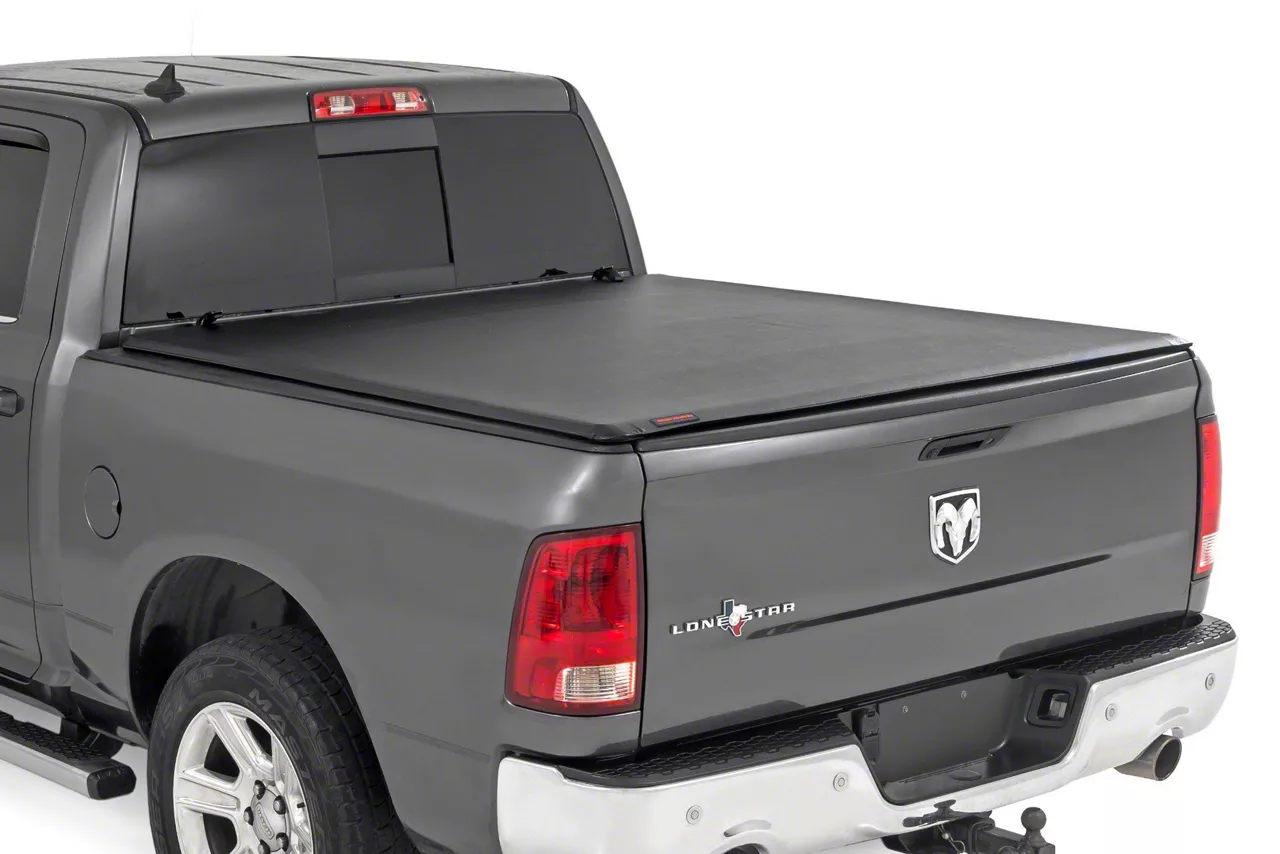 Rough Country RAM 1500 Soft Roll Up Tonneau Cover 42309550 (09-18 RAM ...