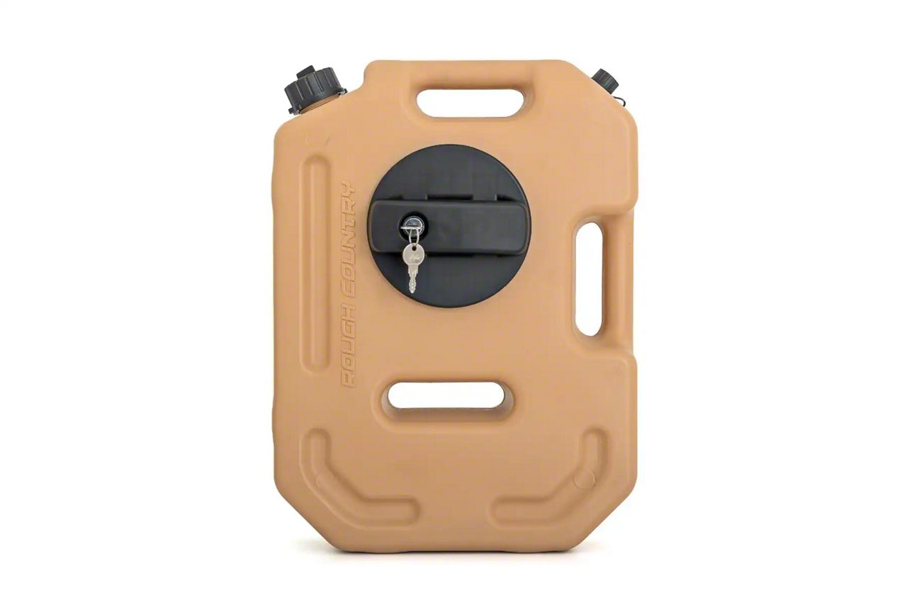 Rough Country RAM 2500 10L Fluid Container with Locker; Military Tan ...