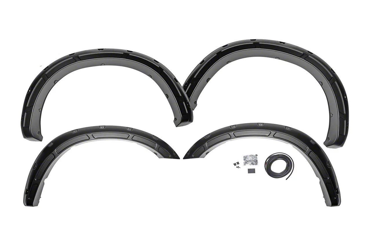 Rough Country RAM 2500 Defender Fender Flares; Maximum Steel A-D10917 ...