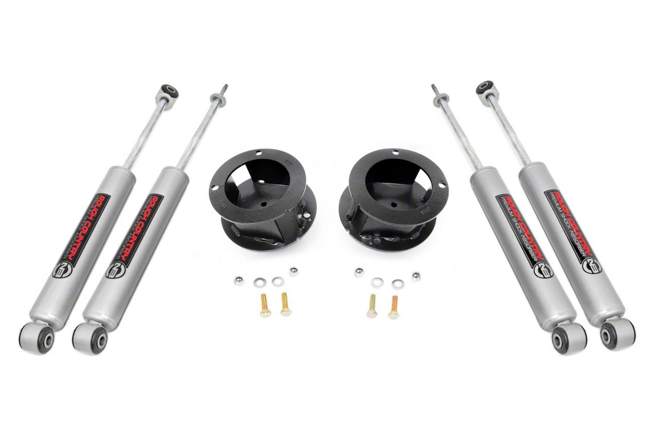 Rough Country RAM 3500 2.50-Inch Front Leveling Lift Kit with Premium ...