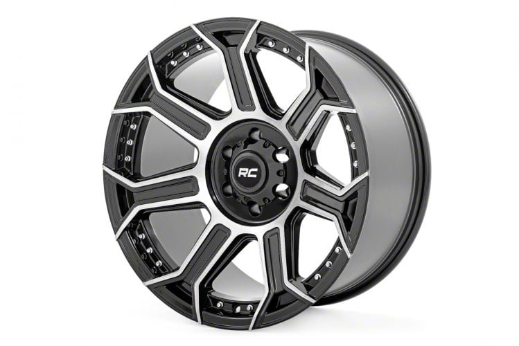 Rough Country RAM 3500 89 Series Black Machined Gun Metal 8-Lug Wheel ...