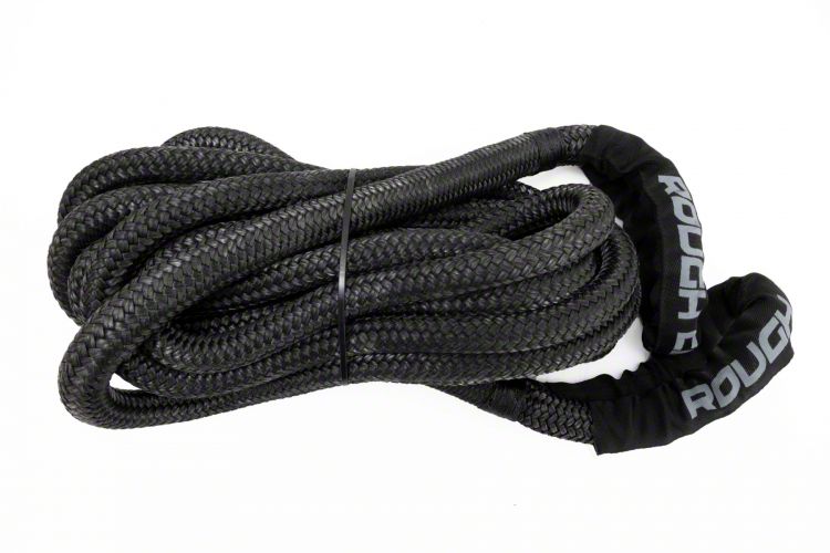 Rough Country Ranger 1-Inch x 30-Foot Kinetic Recovery Rope; 30,000 lb ...