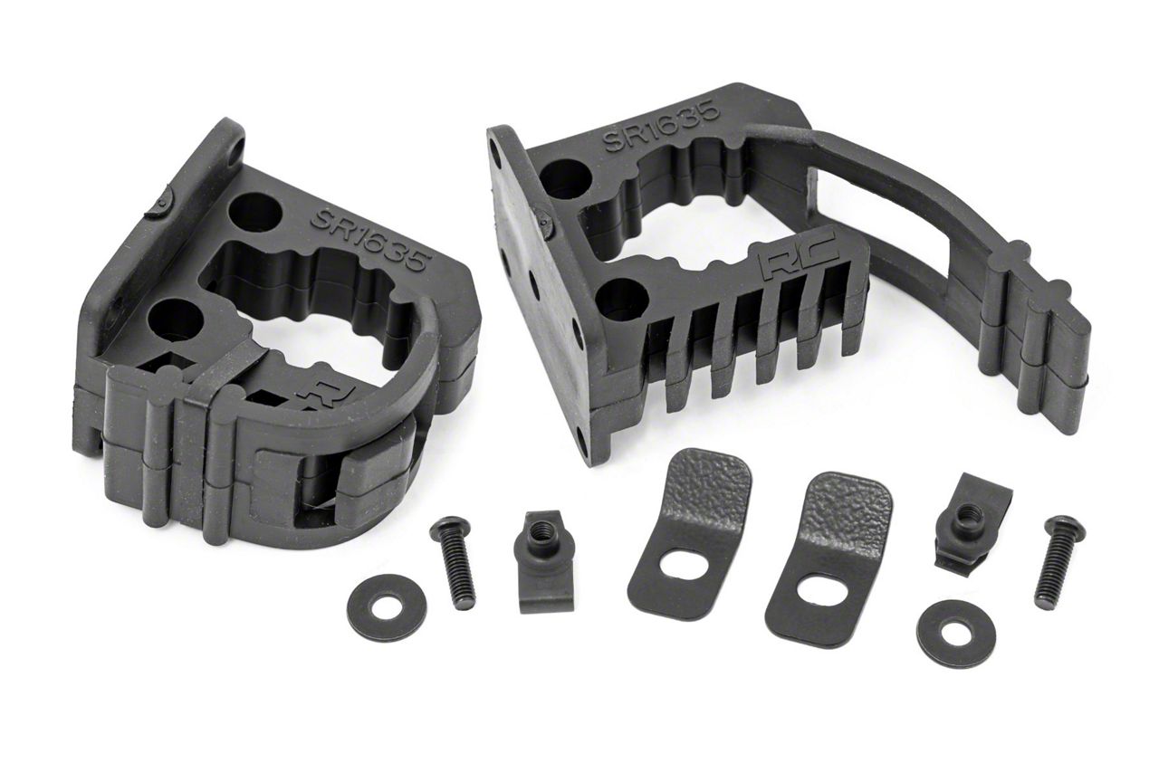 Rough Country Ranger Rubber MOLLE Panel Clamp Kit; 2-Clamps; 5/8-Inch ...