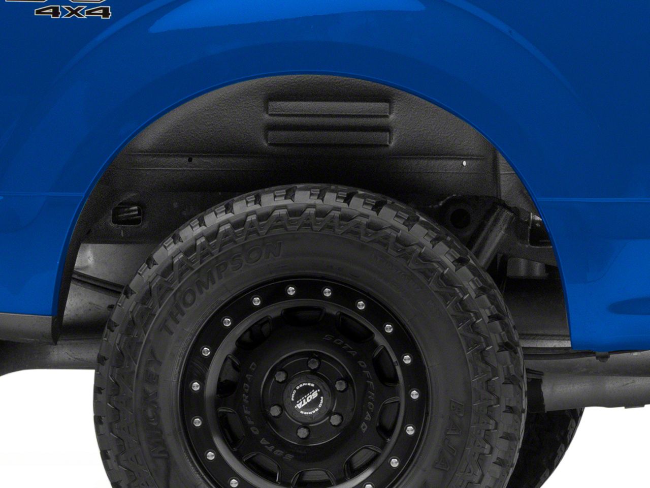 Rough Country F-150 Rear Wheel Well Liners 4515 (15-20 F-150, Excluding ...
