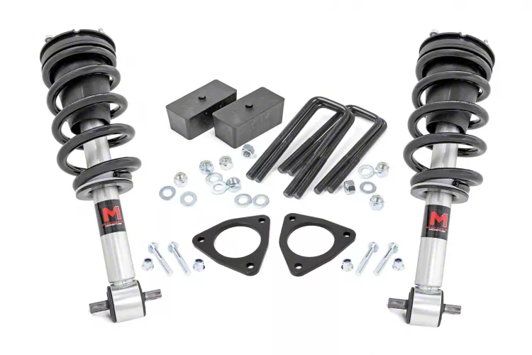 Rough Country Sierra 1500 2.50-Inch Leveling Lift Kit with Lifted M1 ...