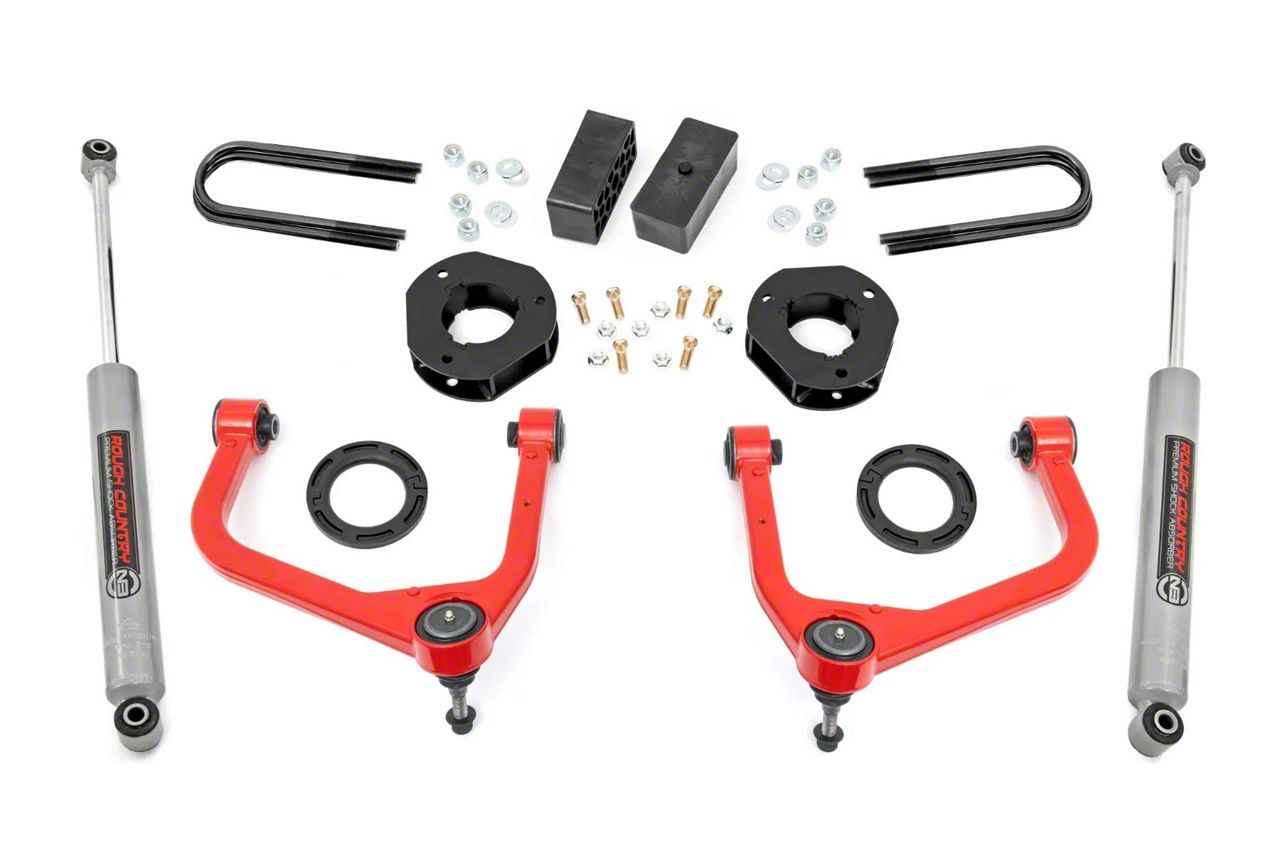 Rough Country Sierra 1500 3.50-Inch Suspension Lift Kit with N3 Struts ...