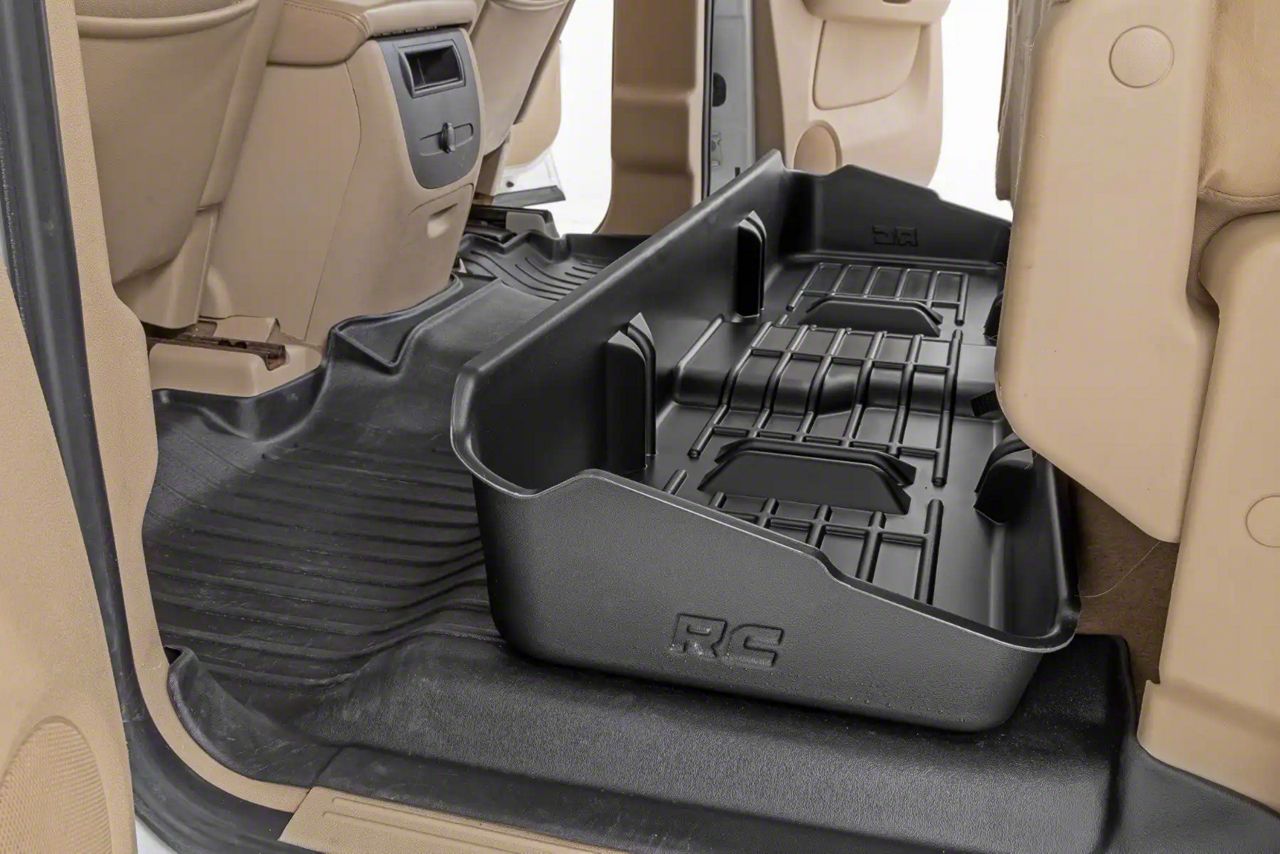 Rough Country Sierra 1500 Custom-Fit Under Seat Storage Compartment ...