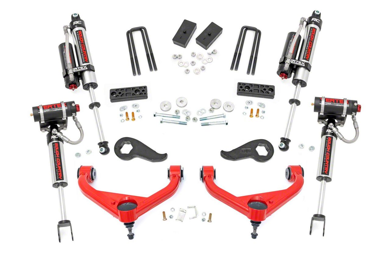 Rough Country Sierra 2500 3-Inch Bolt-On Upper Control Arm Suspension ...