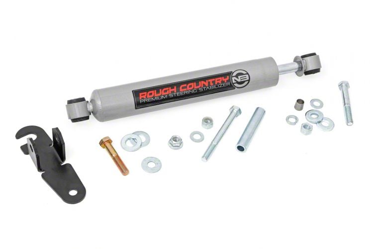 Rough Country Sierra 2500 Premium N3 Steering Stabilizer 8730130 (16-25 4WD Sierra 2500 HD ...