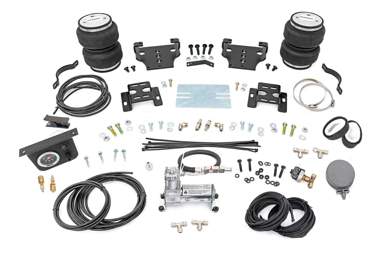 Rough Country Sierra 2500 Rear Air Spring Kit with Onboard Air ...