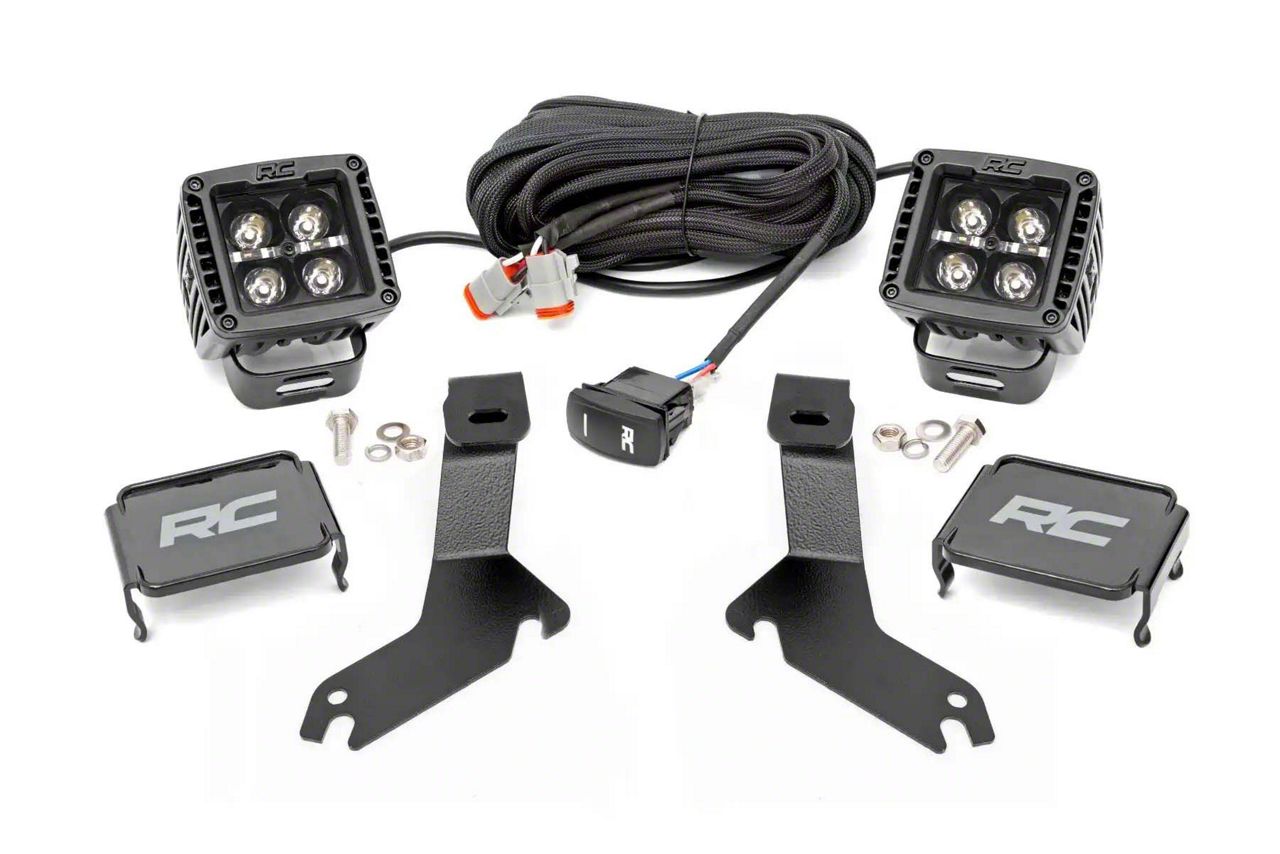 Rough Country Suspension Silverado 1500 Black Series Amber DRL LED ...