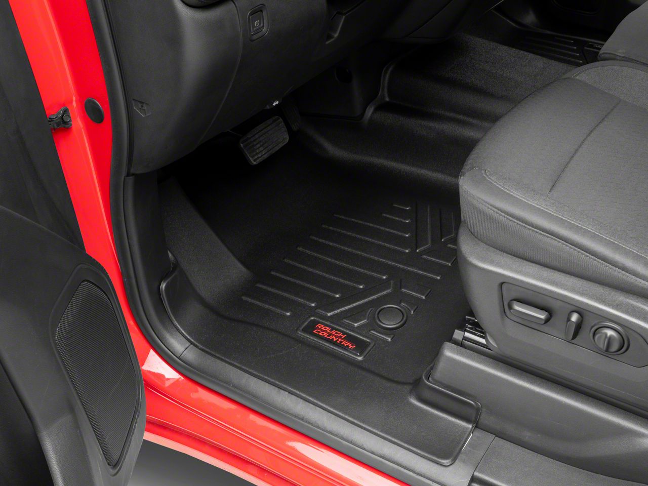 Rough Country Silverado 1500 Heavy Duty Front and Rear Floor Mats ...