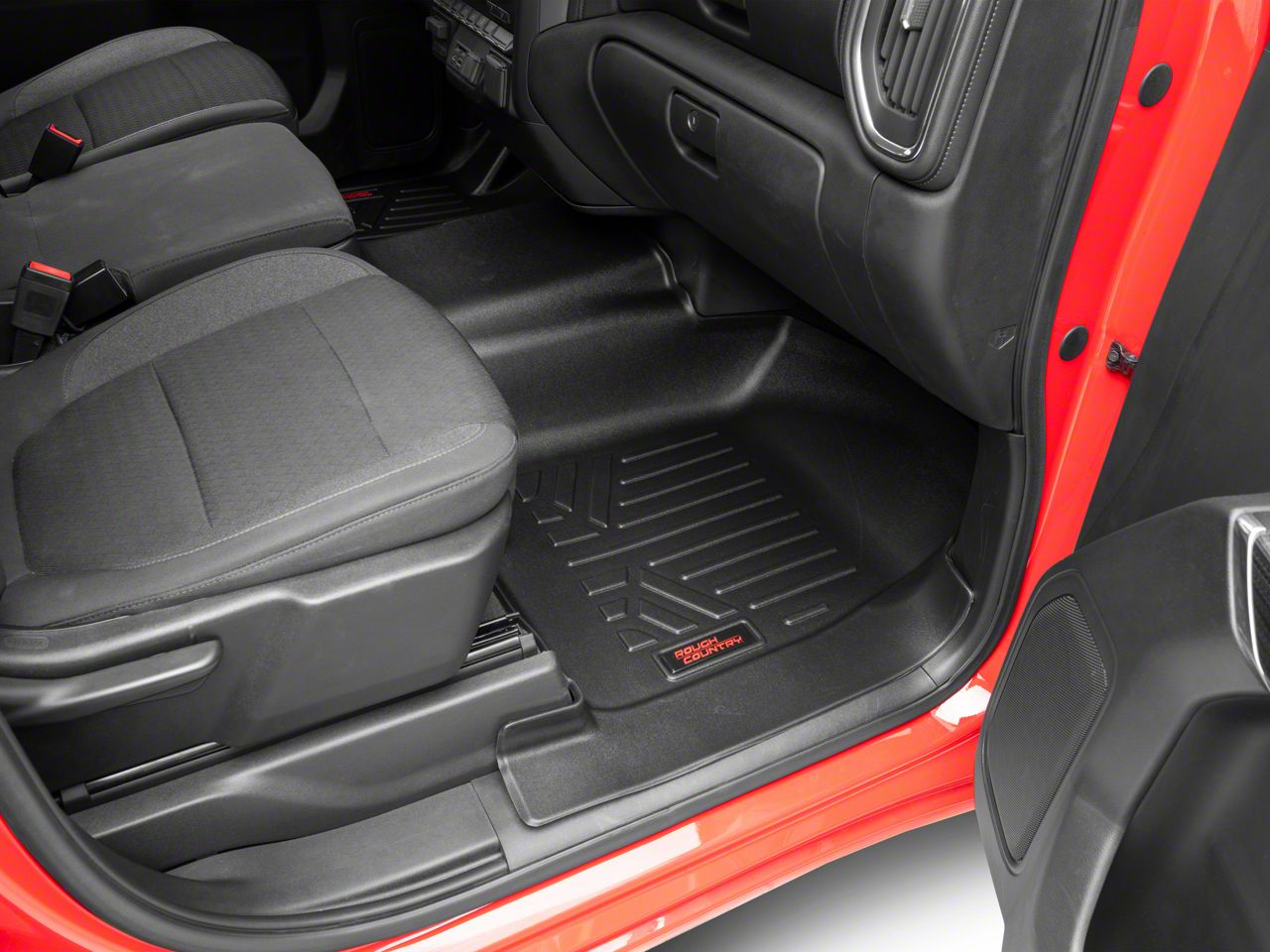 Rough Country Silverado 1500 Heavy Duty Front and Rear Floor Mats ...