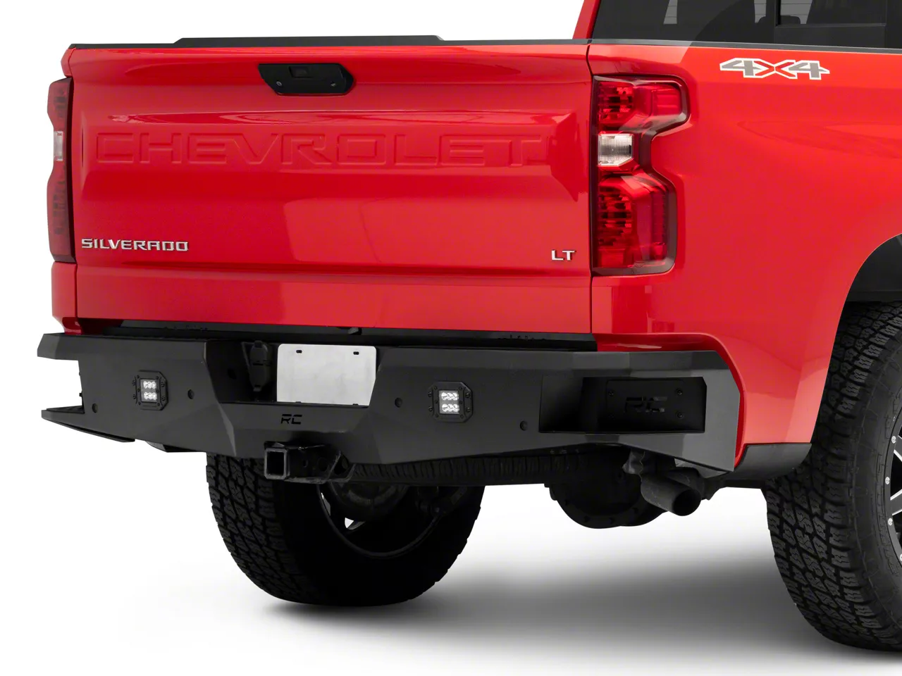 Rough Country Silverado 1500 Heavy Duty LED Rear Bumper 10758 (19-26 ...