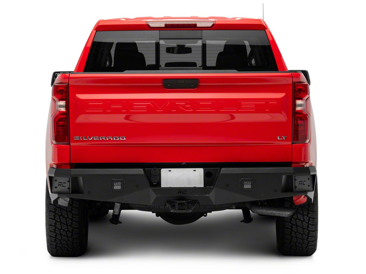 Rough Country Silverado 1500 Heavy Duty LED Rear Bumper 10758 (19-25 ...