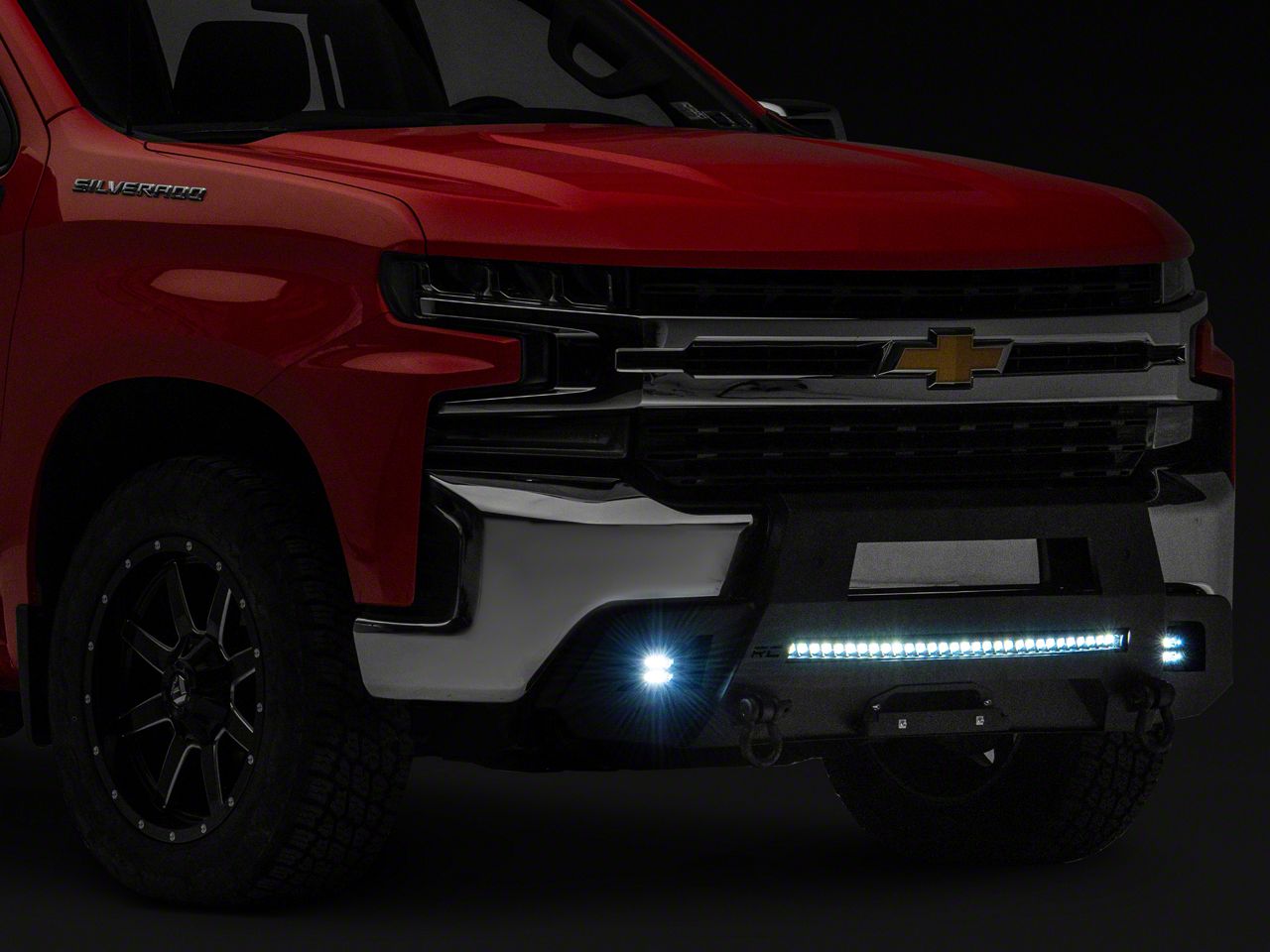 Rough Country Silverado 1500 Hidden Winch Bumper 10805 (19-21 Silverado ...