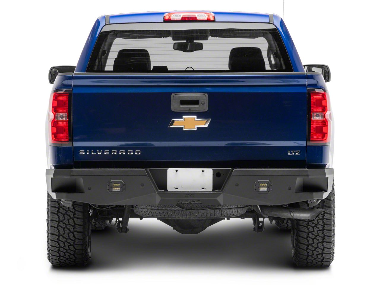 Rough Country Silverado 1500 Heavy-Duty Rear LED Bumper 10773 (07-18 ...