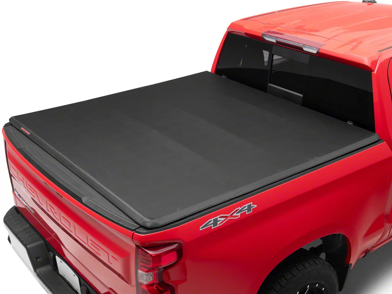 Rough Country Silverado 1500 Soft Tri-Fold Tonneau Cover S166033 (19-25 ...