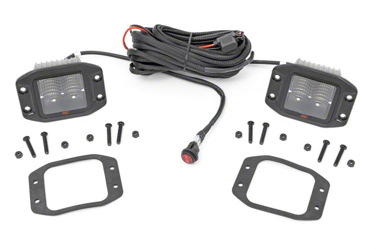 Rough Country Silverado 2500 2-Inch Spectrum Series LED Cube Lights ...