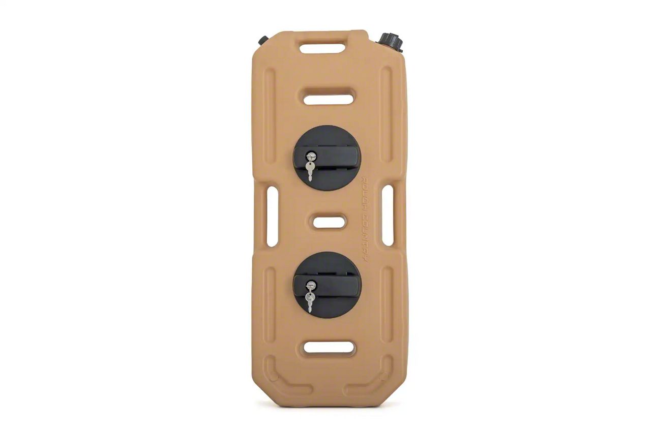 Rough Country Tahoe 20L Fluid Container with Locker; Military Tan 99063 ...