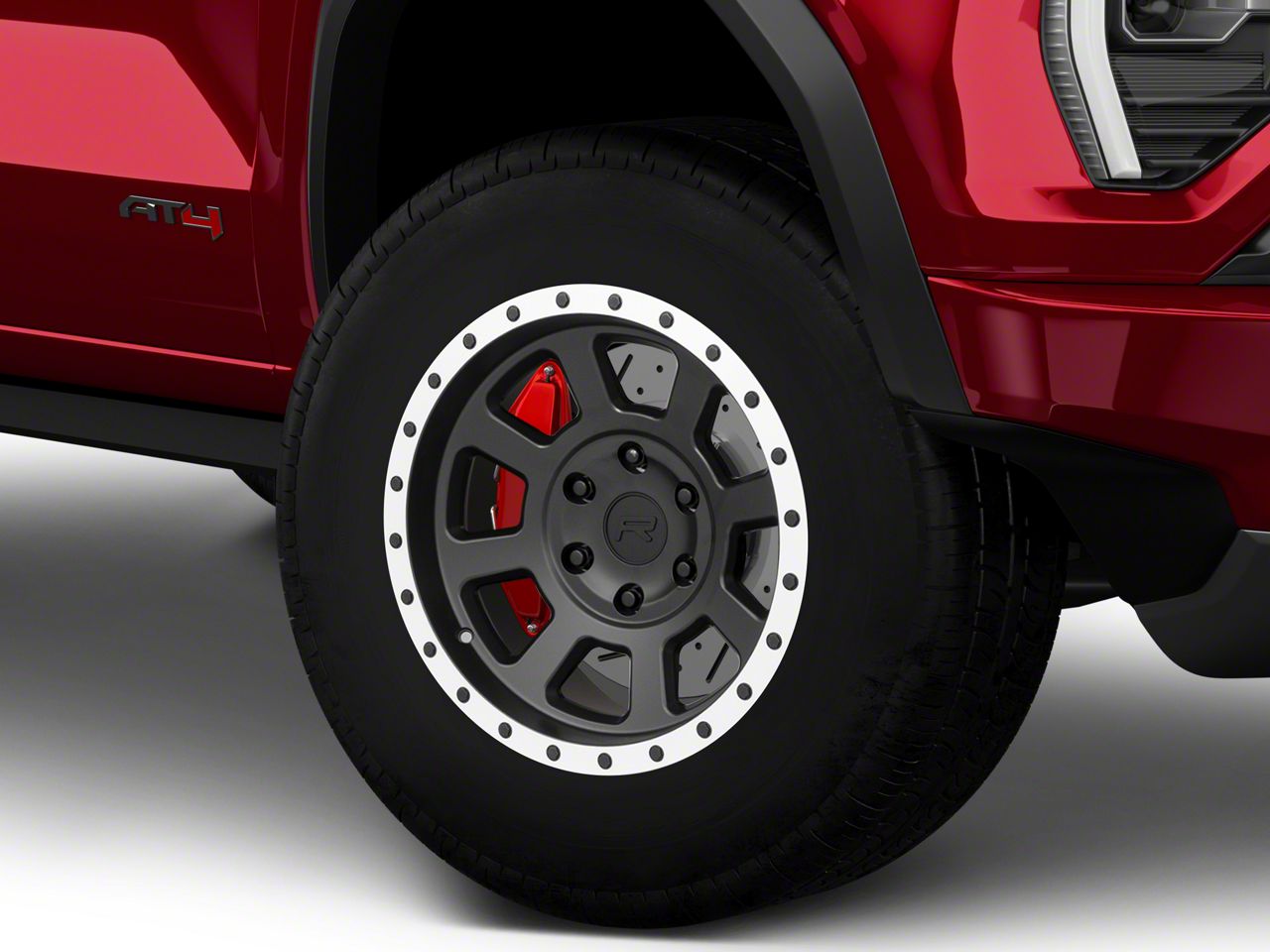 Rovos Wheels Canyon Kalahari Matte Black with Machined Lip 6-Lug Wheel ...