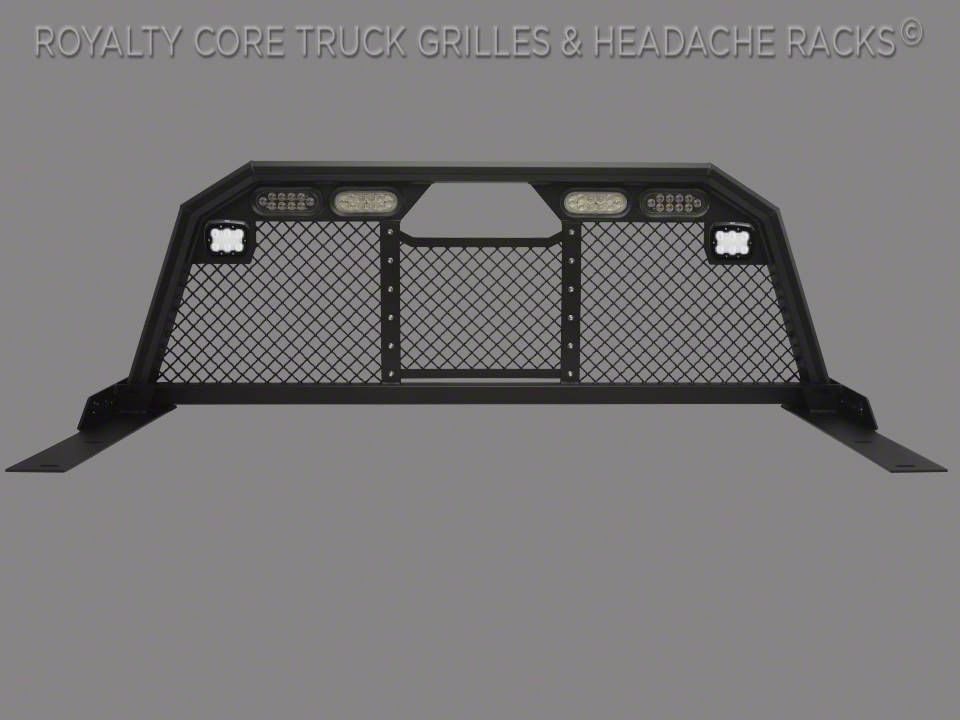 Royalty Core F-150 RC88 Billet Headache Rack with Integrated Tail ...
